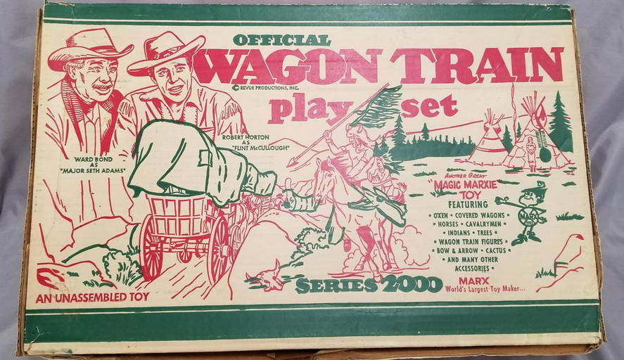 Rare Marx 4805 Wagon Train Playset