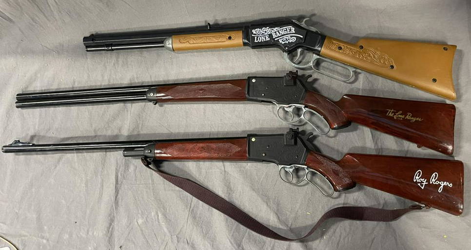 Roy Rogers and 2 Lone Ranger Cap Rifles - Mar 02, 2022 | Weiss Auctions ...