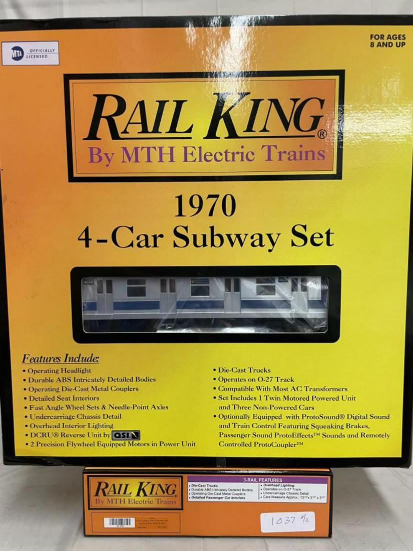 MTH RailKing 30-2122-1 & 2161 MTA Subway Set (#1037) on Mar 29, 2022 | Weiss Auctions in NY