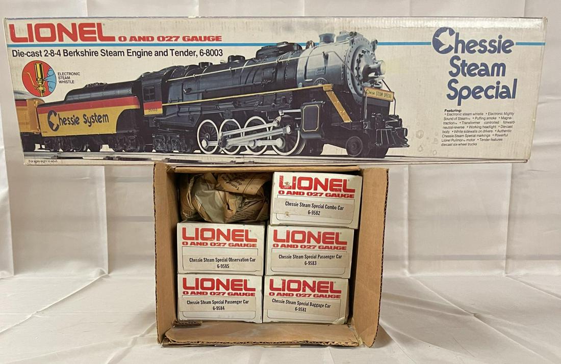 6pc Lionel Mpc Chessie Steam Special