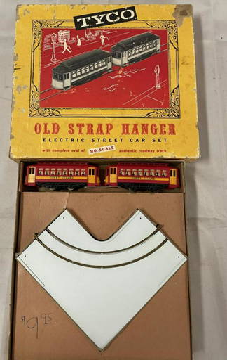 Scarce Boxed Tyco Mantua Coney Island Trolley Set