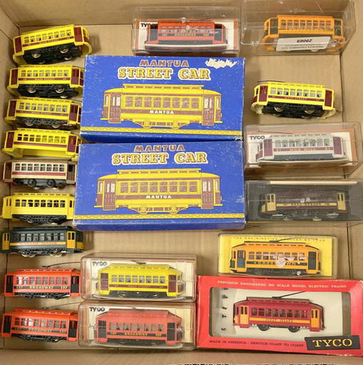 20pc Tyco Mantua Trolley Collection (#1316) on Mar 29, 2022 | Weiss ...