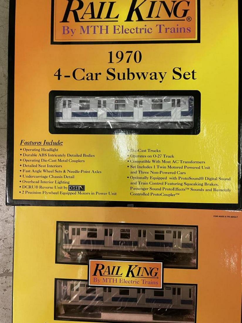 MTH RailKing 30-2122-0 MTA 1970 Subway Set, plus (#1460) on Mar 29, 2022 | Weiss Auctions in NY