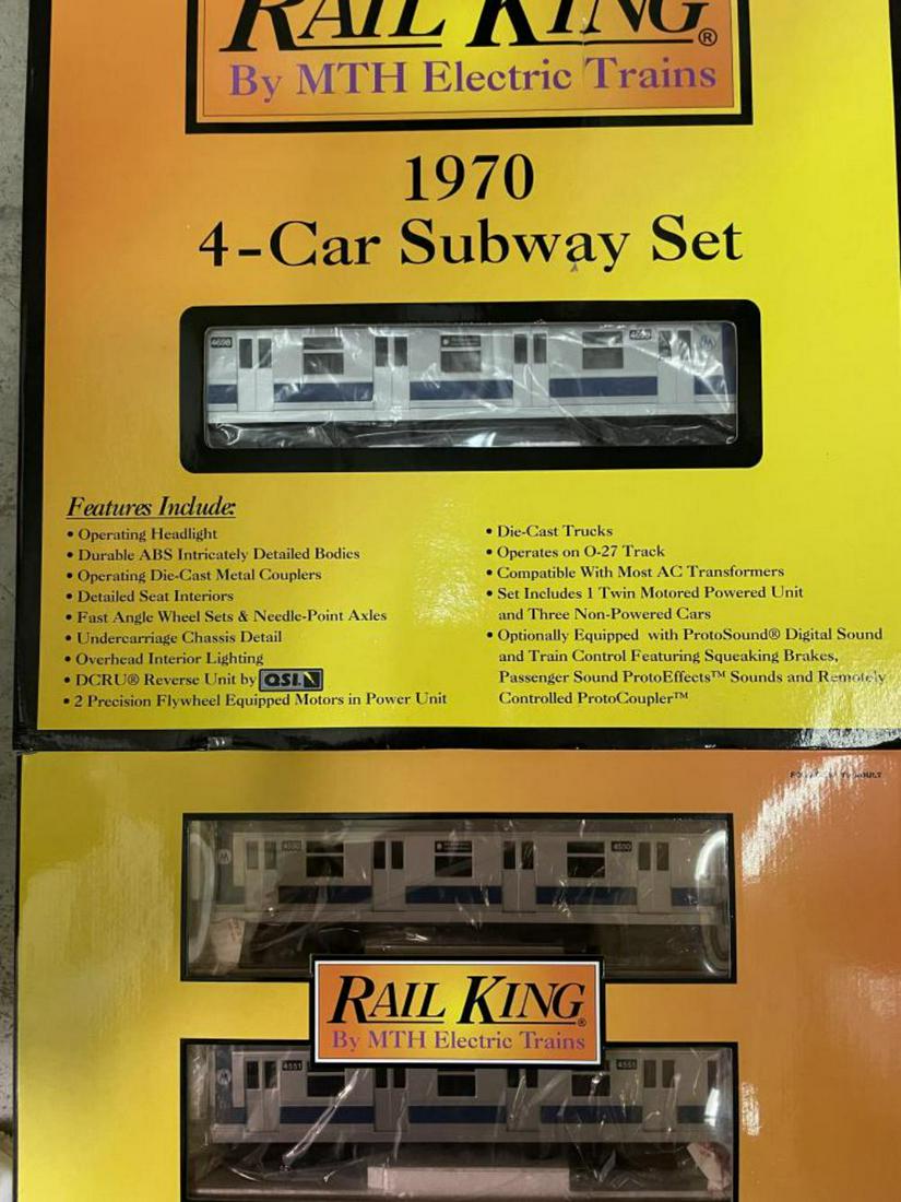 MTH RailKing 30-2122-1 MTA 1970 Subway Set, plus (#1461) on Mar 29, 2022 | Weiss Auctions in NY