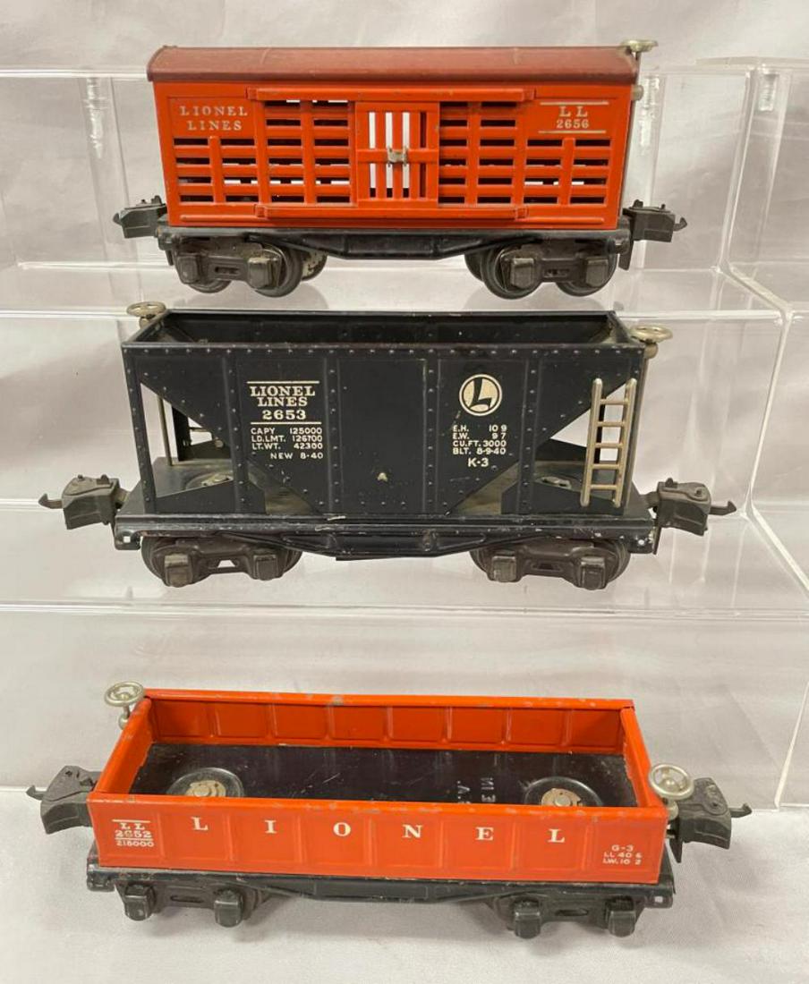 3 Late Lionel Freight Cars