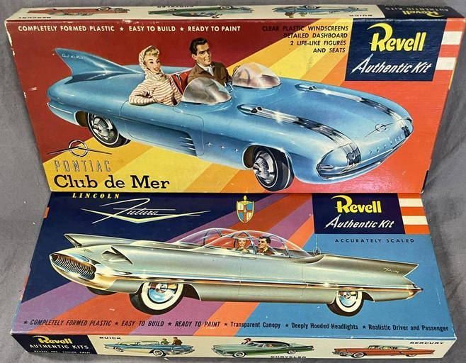 Two 1950s Revell Future Car Model Kits - Jul 07, 2022 | Weiss Auctions ...