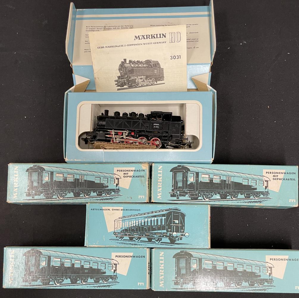 6p Vintage Marklin HO Steam Passenger Set - Aug 30, 2022 | Weiss ...