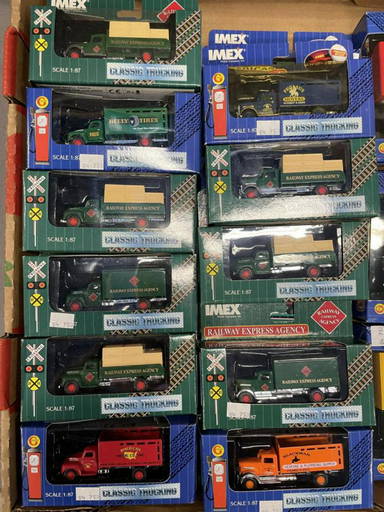 26 Assorted IMEX HO Scale Trucks - Aug 30, 2022 | Weiss Auctions in NY