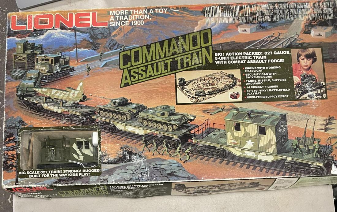 Boxed Lionel 1355 Commando Assault Set - Aug 30, 2022 | Weiss Auctions ...