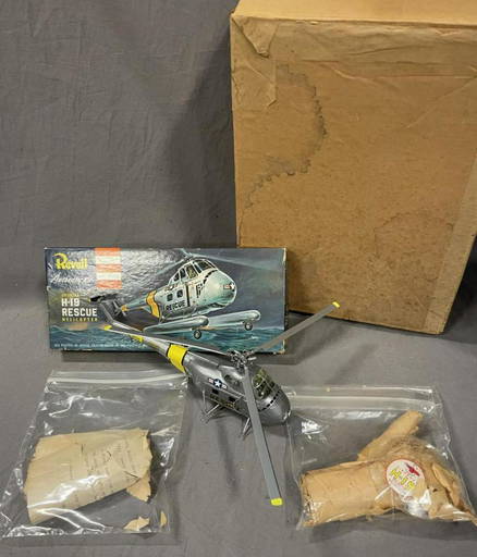 Boxed 1955 Revell Rescue Helicopter Store Display (#0174) on Dec 14 ...