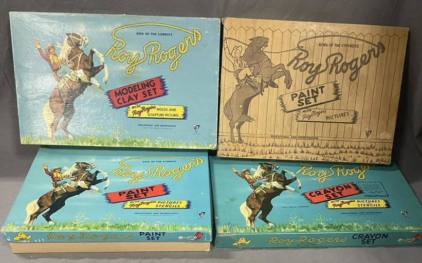 (4) Nice Roy Rogers Art Sets - Dec 14, 2022 | Weiss Auctions in NY