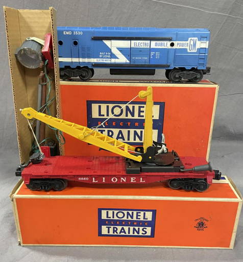 Boxed Lionel 3530 & 6660 Freight Cars (#0171) on Mar 16, 2023 | Weiss ...