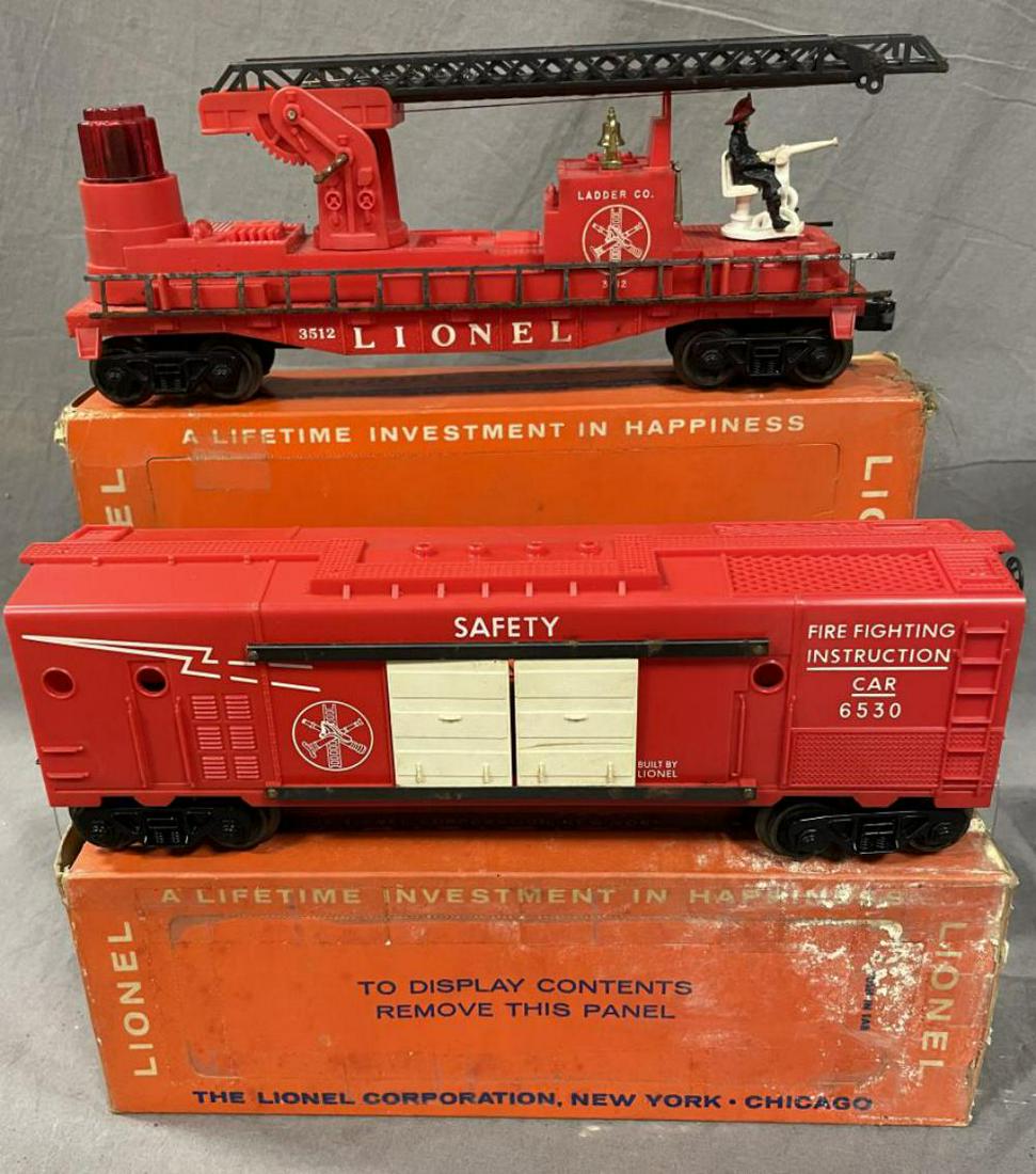 Boxed Lionel 3512 & 6530 Fire Cars - Mar 16, 2023 | Weiss Auctions in NY