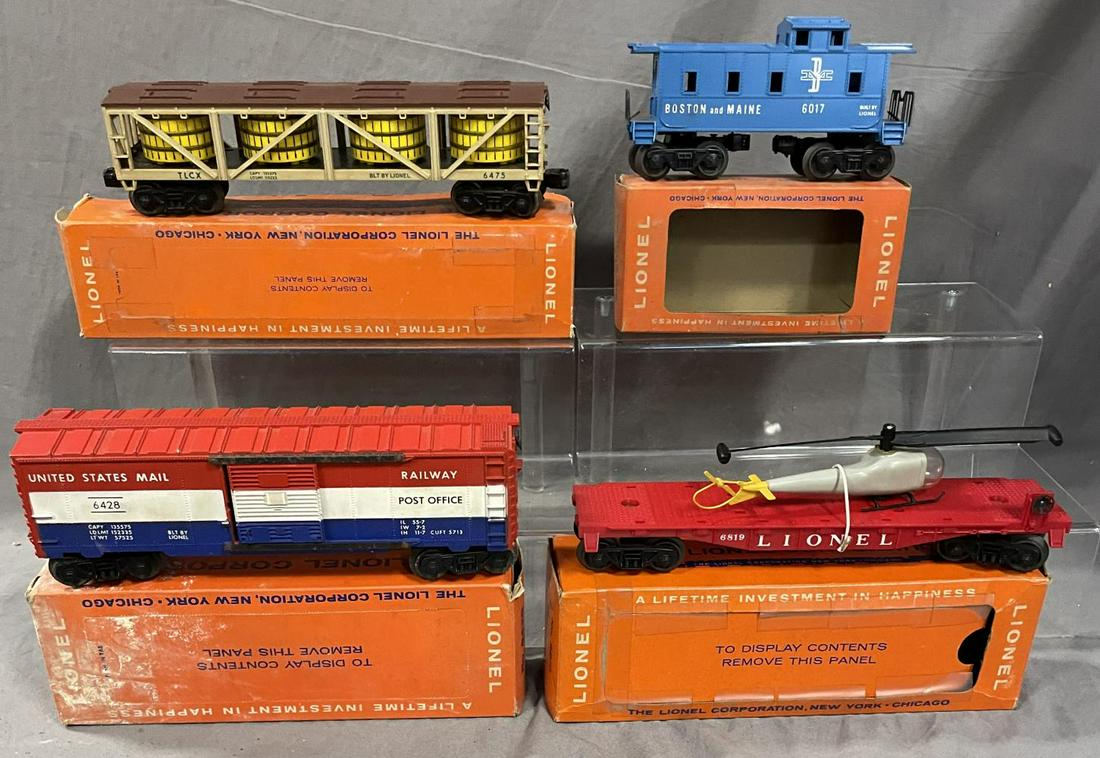 4 Boxed Lionel Freight Cars - Mar 16, 2023 | Weiss Auctions in NY