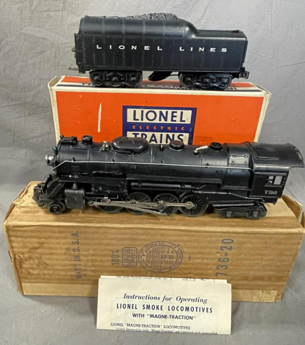 Nice Boxed 1951 Lionel 736 Berkshire (#0474) on Mar 16, 2023 | Weiss ...
