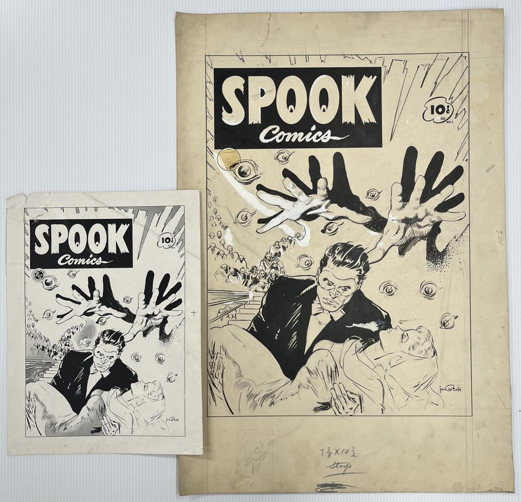 John Giunta Original Cover Art Spook Comics