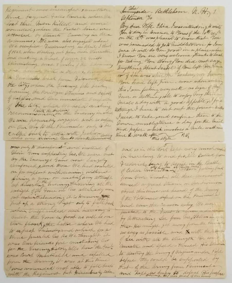 Handwritten Civil War Letter. Great Content