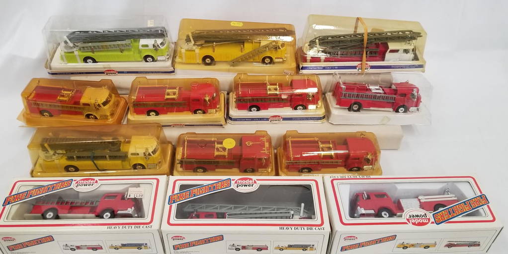 Boxed Playart Diecast Firetrucks