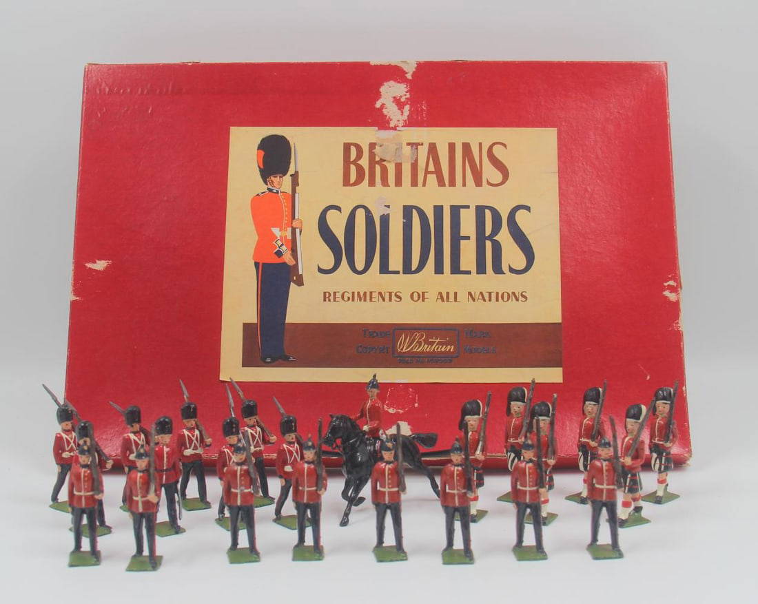 Britain #1323 British Army Display Set In Box Auction