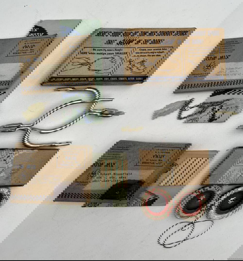 Tom Mix Premium Lot Of 4, With Original Boxes Auction