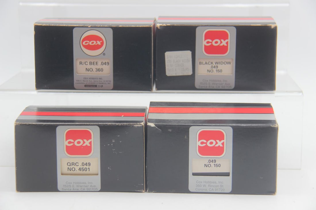 Lot Of (4) Boxed Cox Gas Model Engines Auction