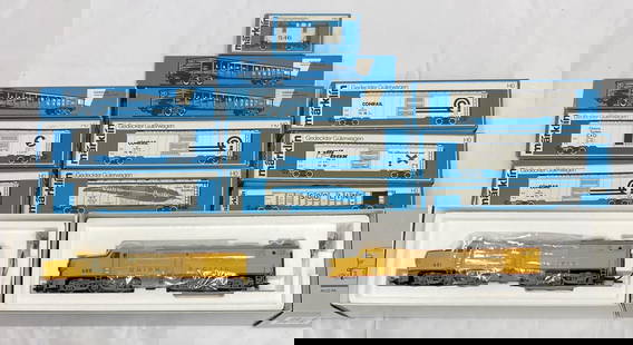 13pc Marklin Ho Belgian Freight Set