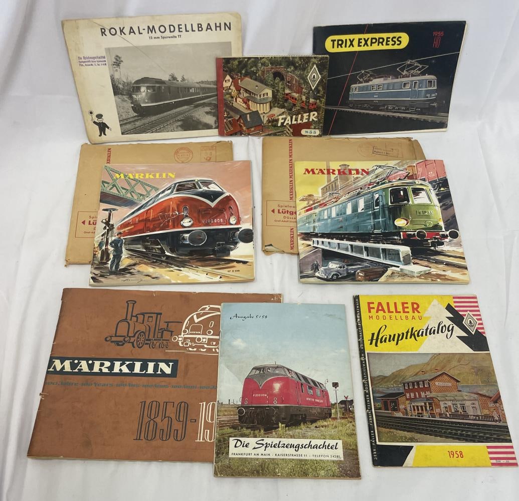 Assorted German Ho Train & Acces. Catalogs