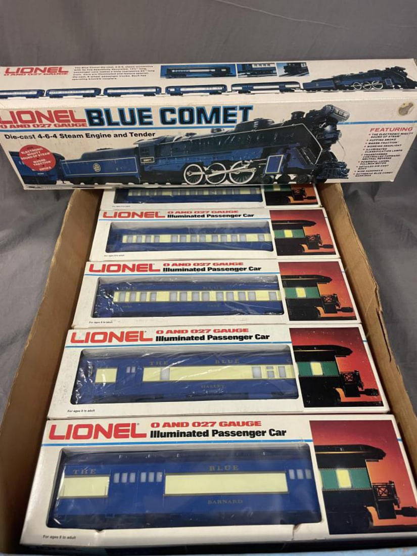 6pc Lionel Mpc Blue Comet Set Auction