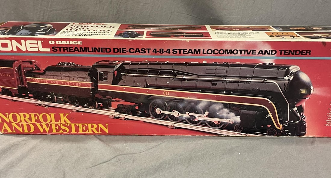 Lionel Mpc 8100 N&w J Steam Loco