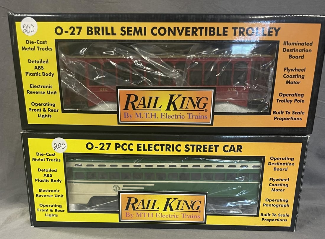 2 Mth Railking Trolleys Auction