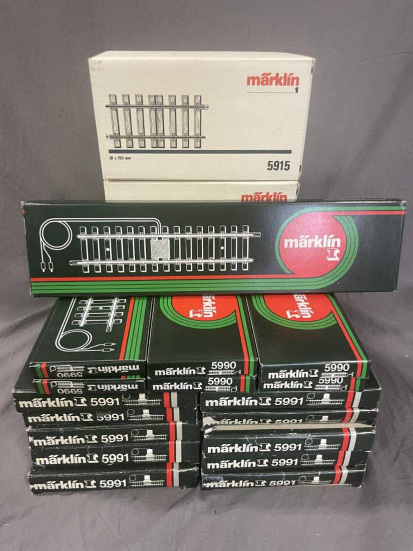 19pc Marklin 1 Gauge Track Lot Auction