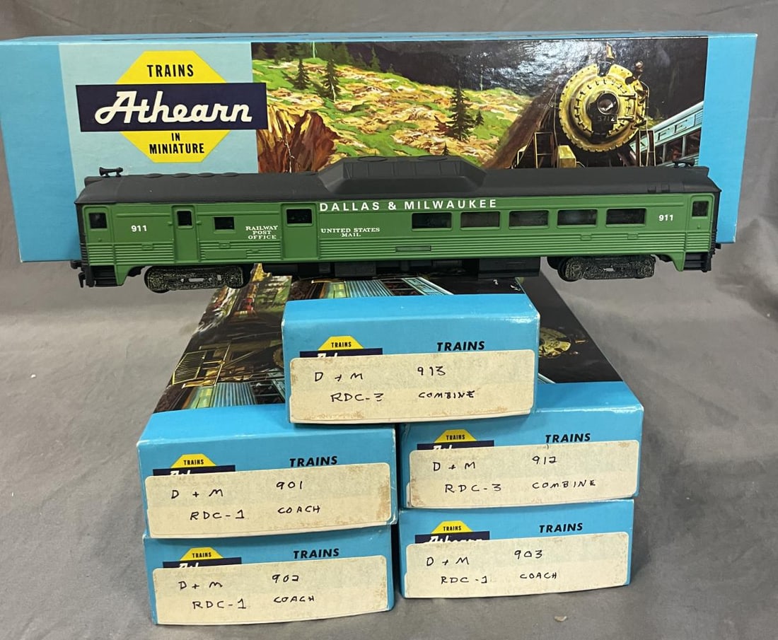 6 Athearn Ho Custom D&m Rdc Budd Cars Auction