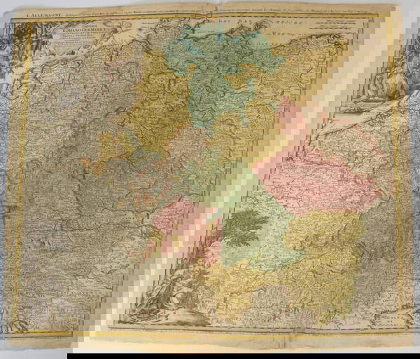 Homann, Johann Baptist, 1663 1724. Map