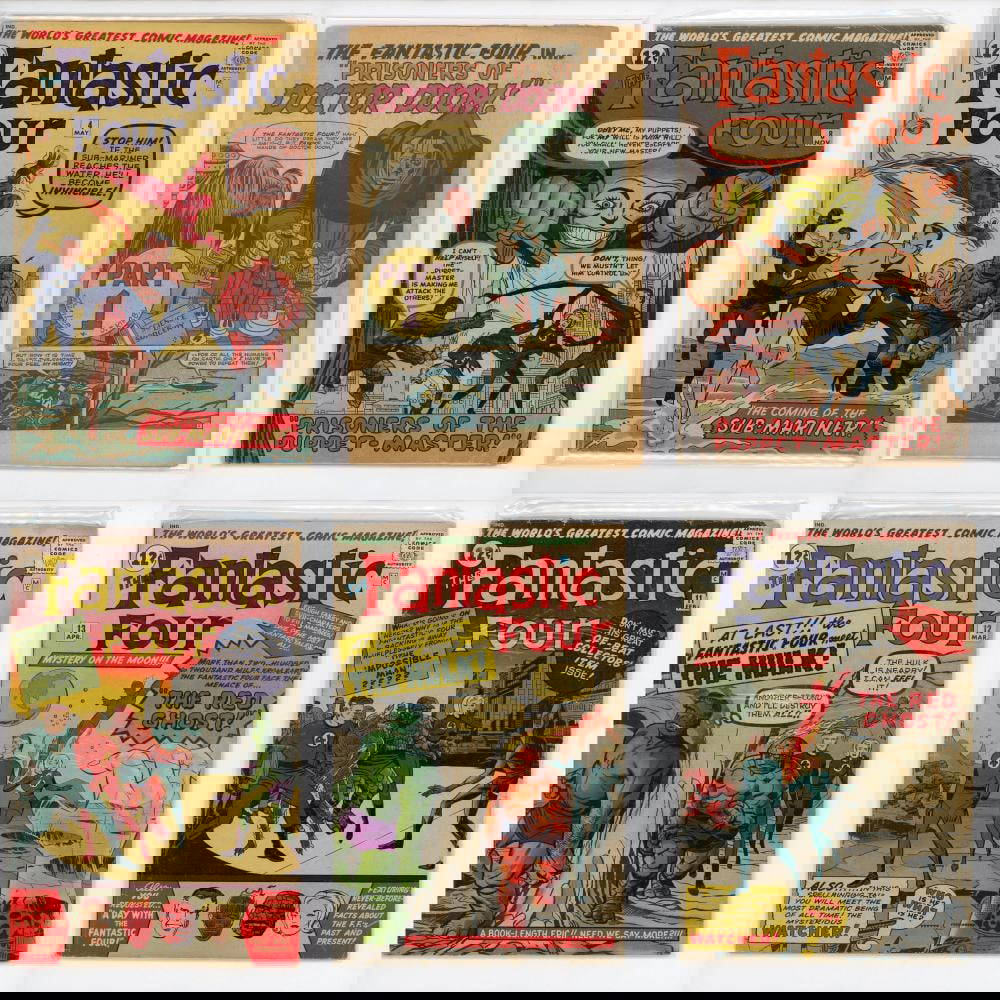 Marvel Fantastic Four Comic Lot, 30 Issues Auction