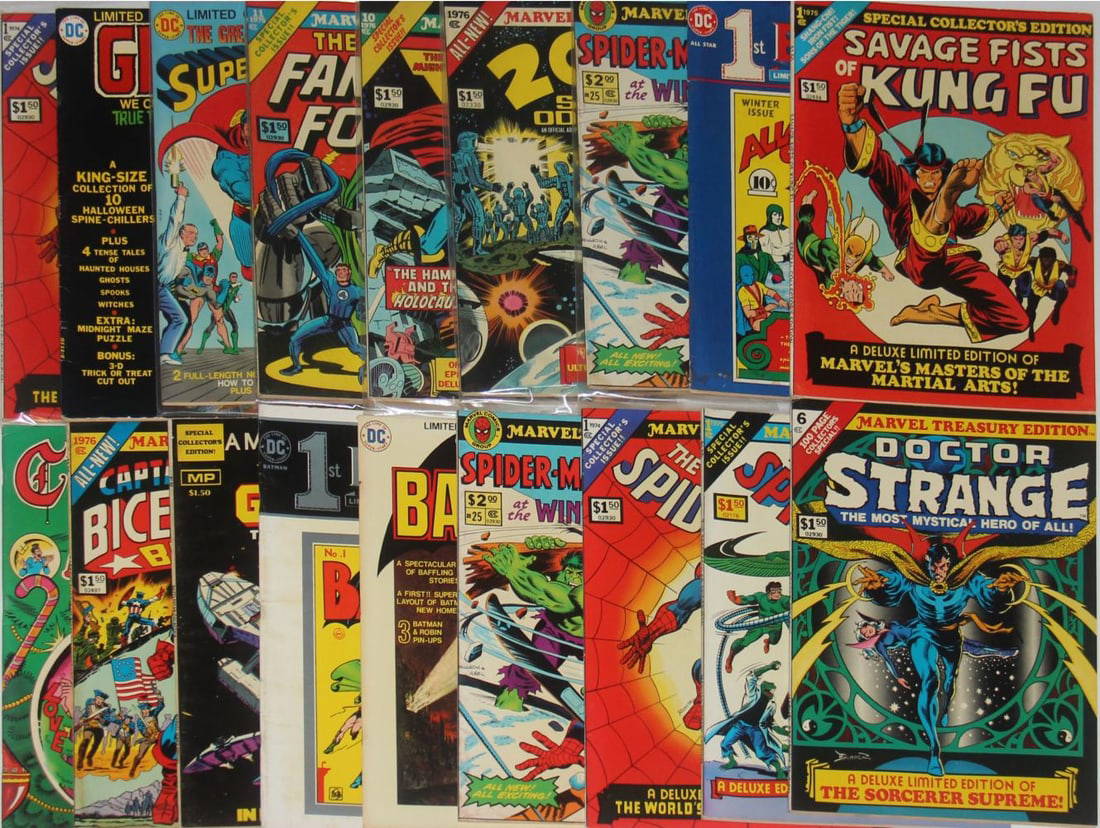 Assorted Marvel & Dc Treasury Type Comics Auction