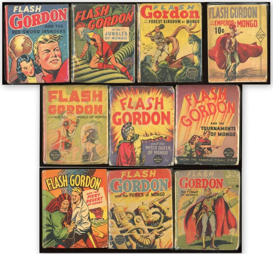 Flash Gordon Big Little Book Lot Auction