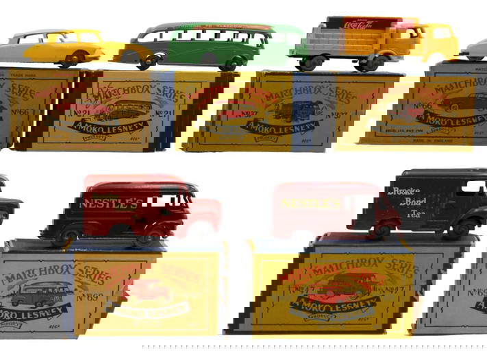 (5) Boxed Matchbox Grey Wheels