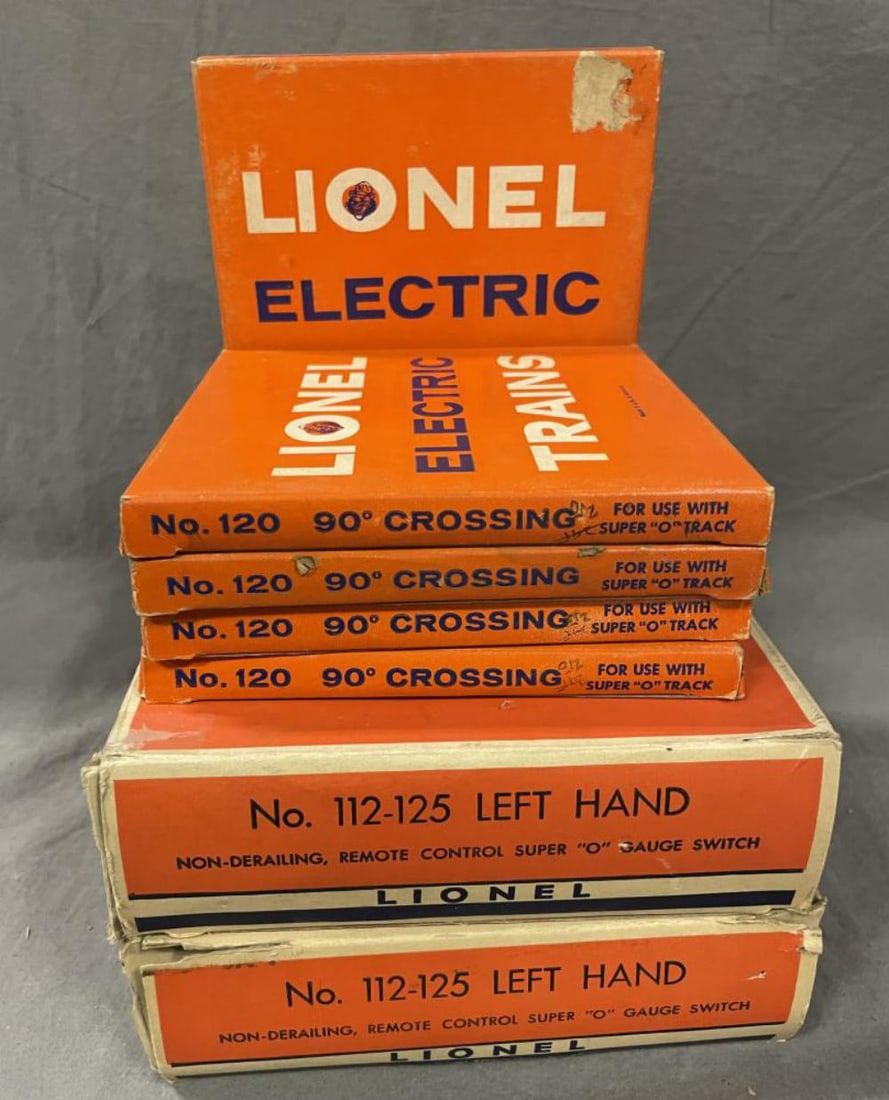 7pc Lionel Boxed Super O Track