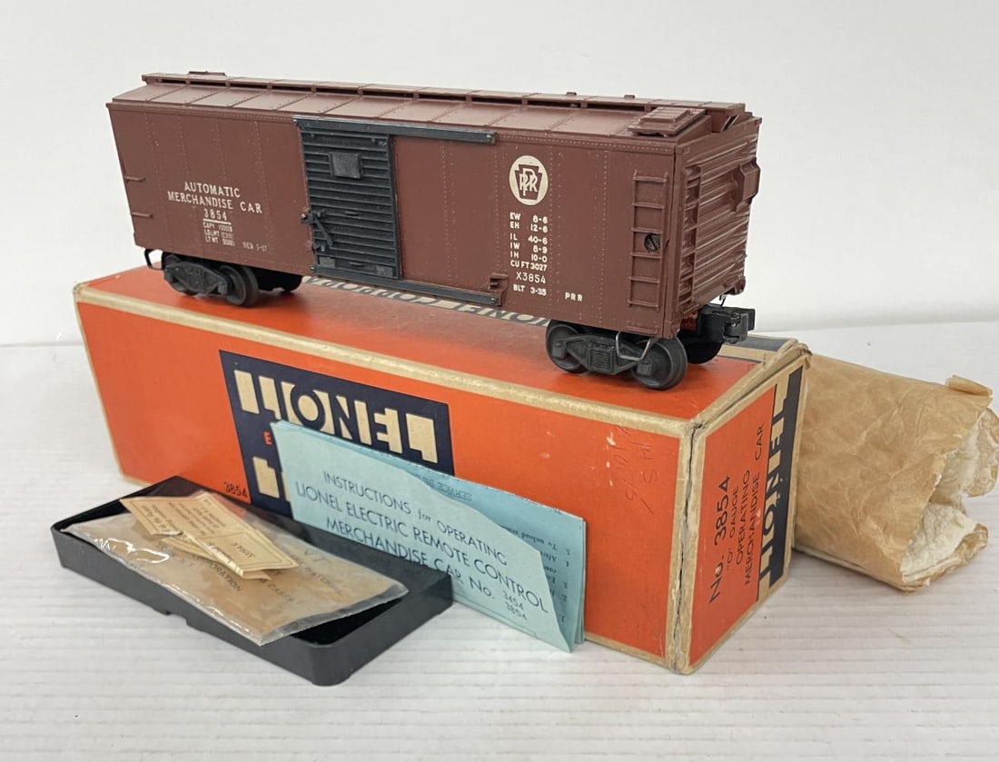 Nice Boxed Lionel 3854 Operating Merchandise Car Auction