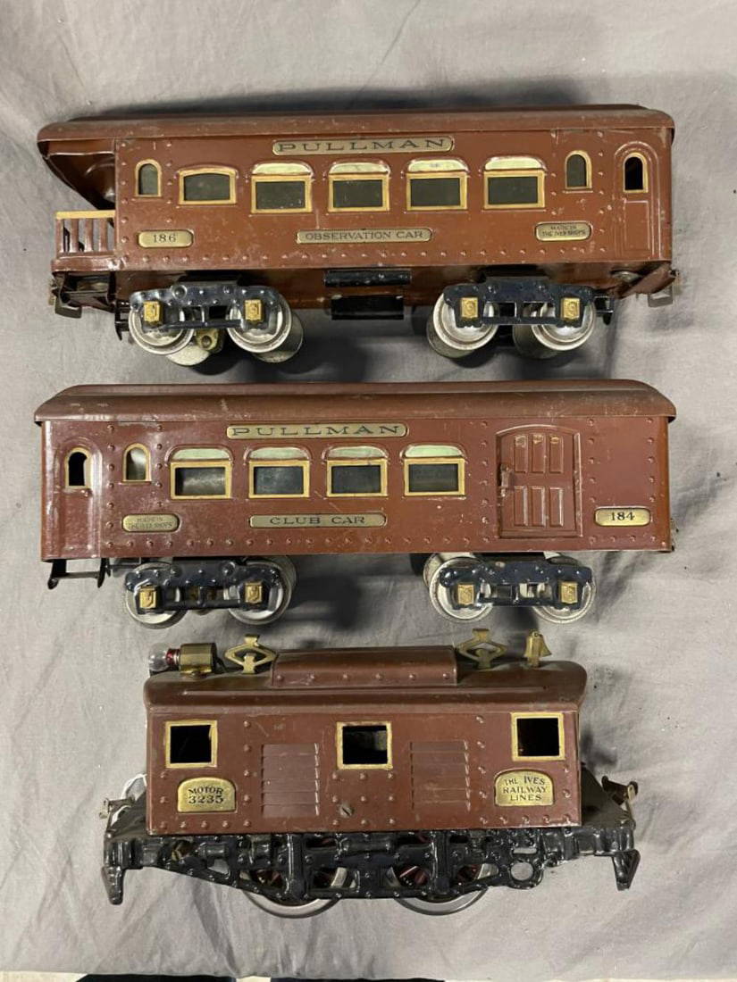 3pc Ives 3235r Passenger Set Auction