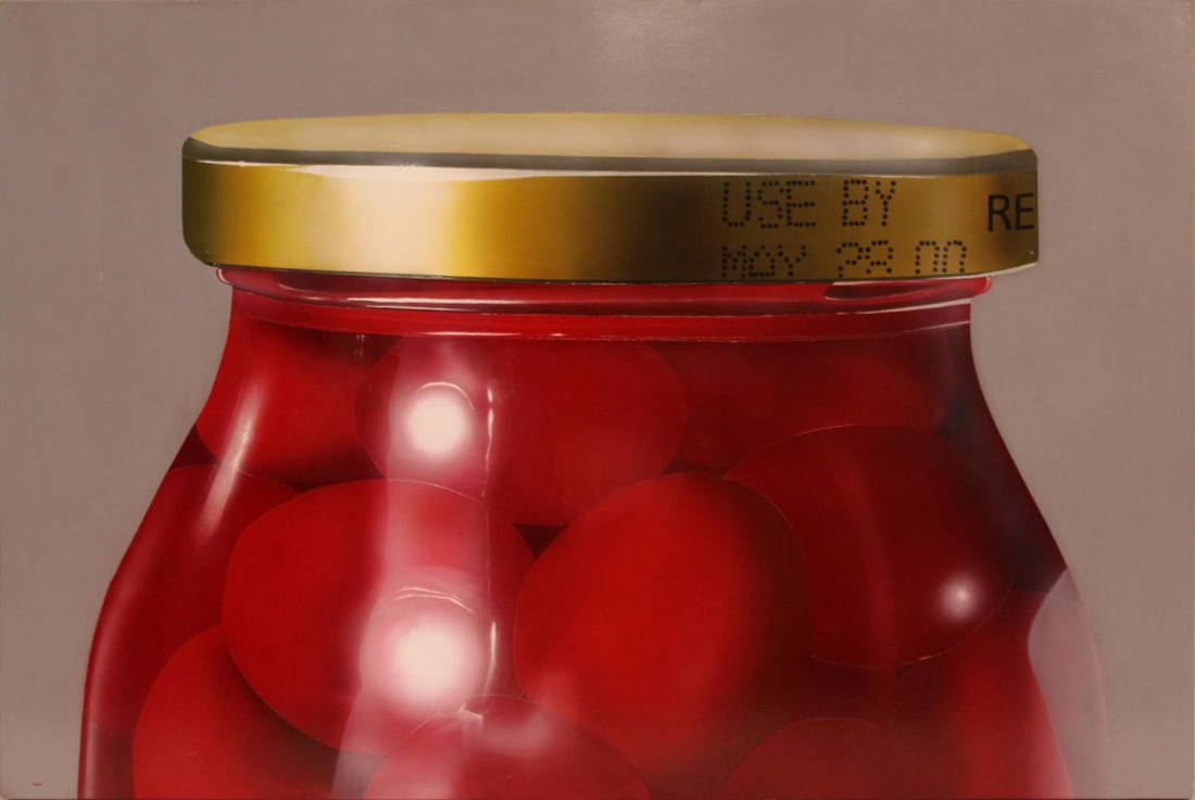 Matthew Pierog, Oil/panel "maraschino Cherries" Auction