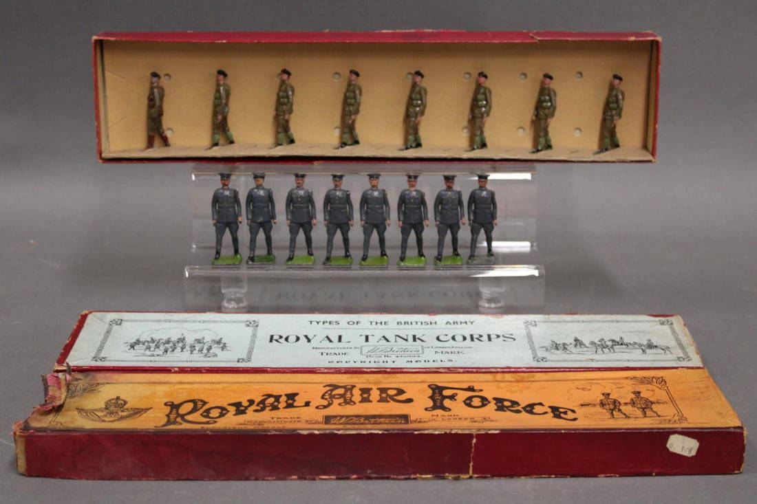 Boxed Britains #240 & 1250 Raf &royal Tank Corps Auction