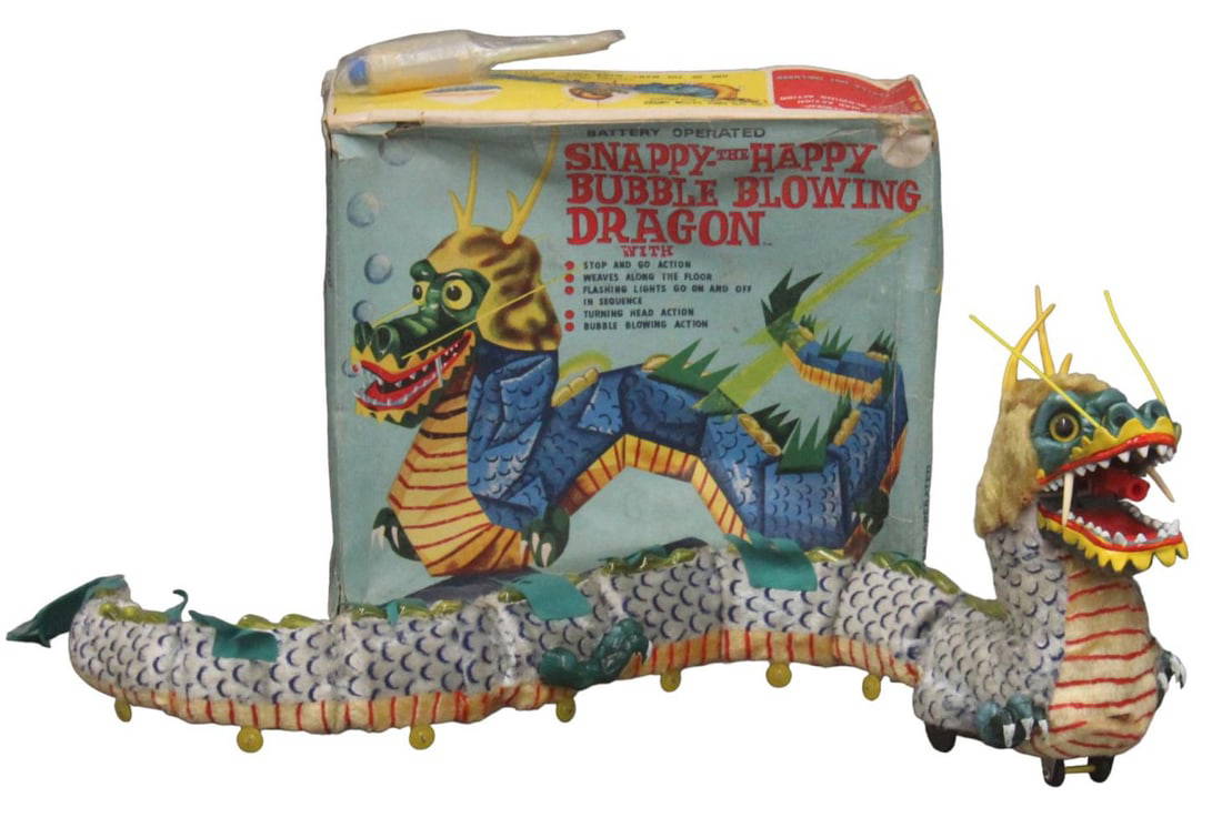 Boxed Marx Snappy The Bubble Blowing Dragon Auction