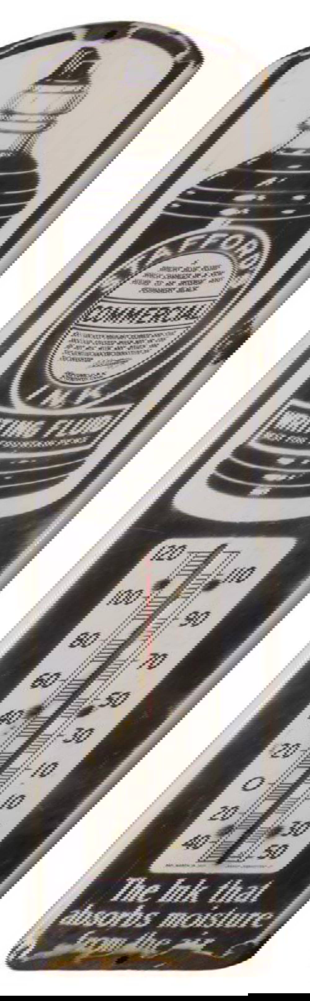 Stafford's Ink Porcelain Thermometer Auction