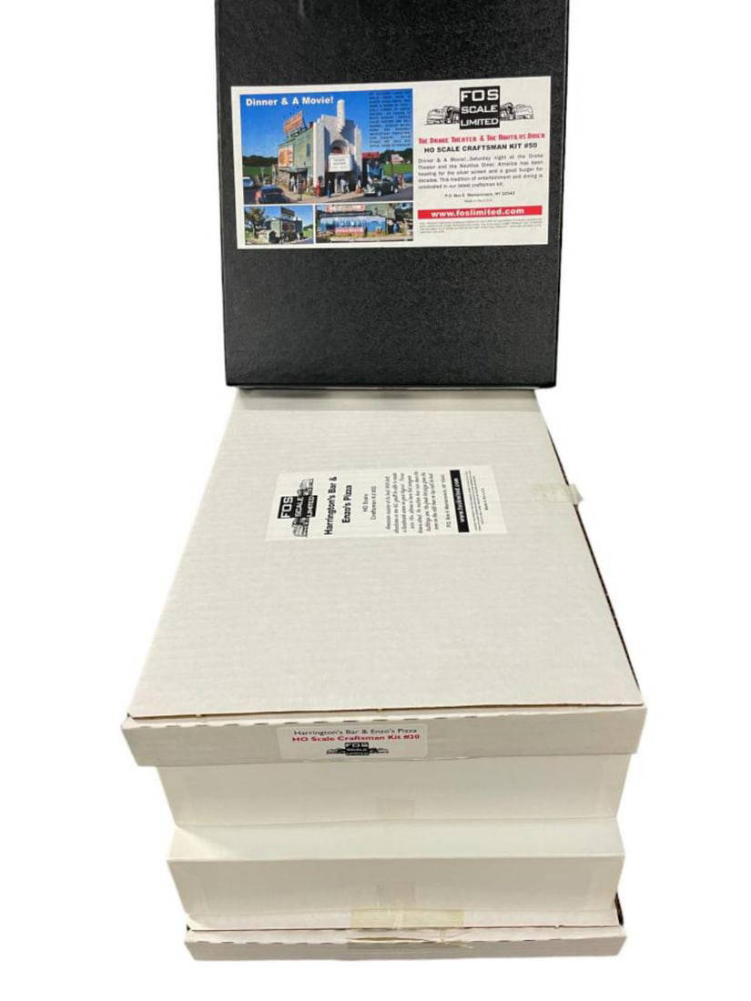 5 Fos Scale Structure Kits Auction