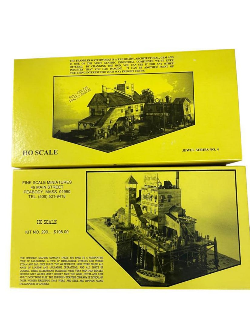 2 Fine Scale Miniatures Structure Kits Auction