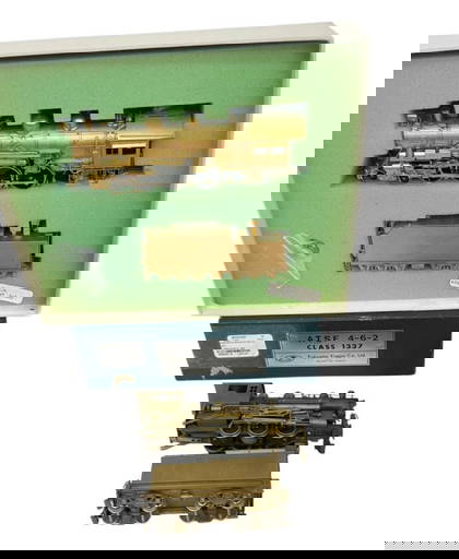 2 Japanese Brass Ho Locomotives