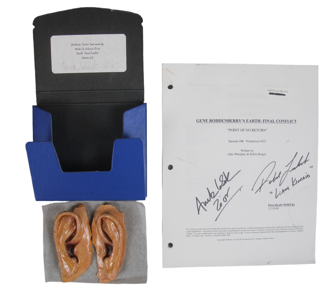 Earth Final Conflict Authentic Taelon Worn Ears Auction