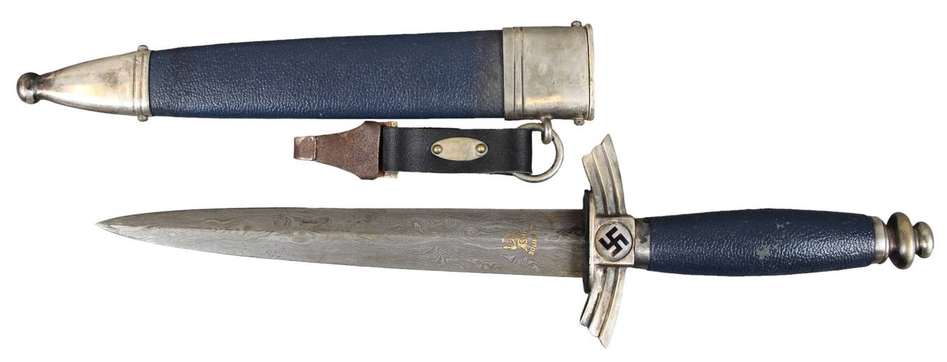 Wwii German Glider Pilot Dagger W/ Gold Lettering