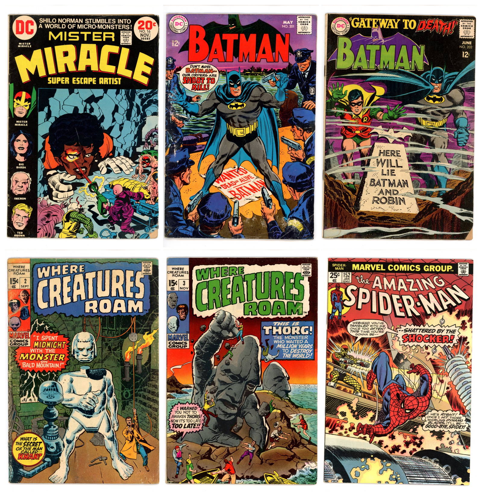Mixed Comic Lot Marvel, Dc, & Others Auction